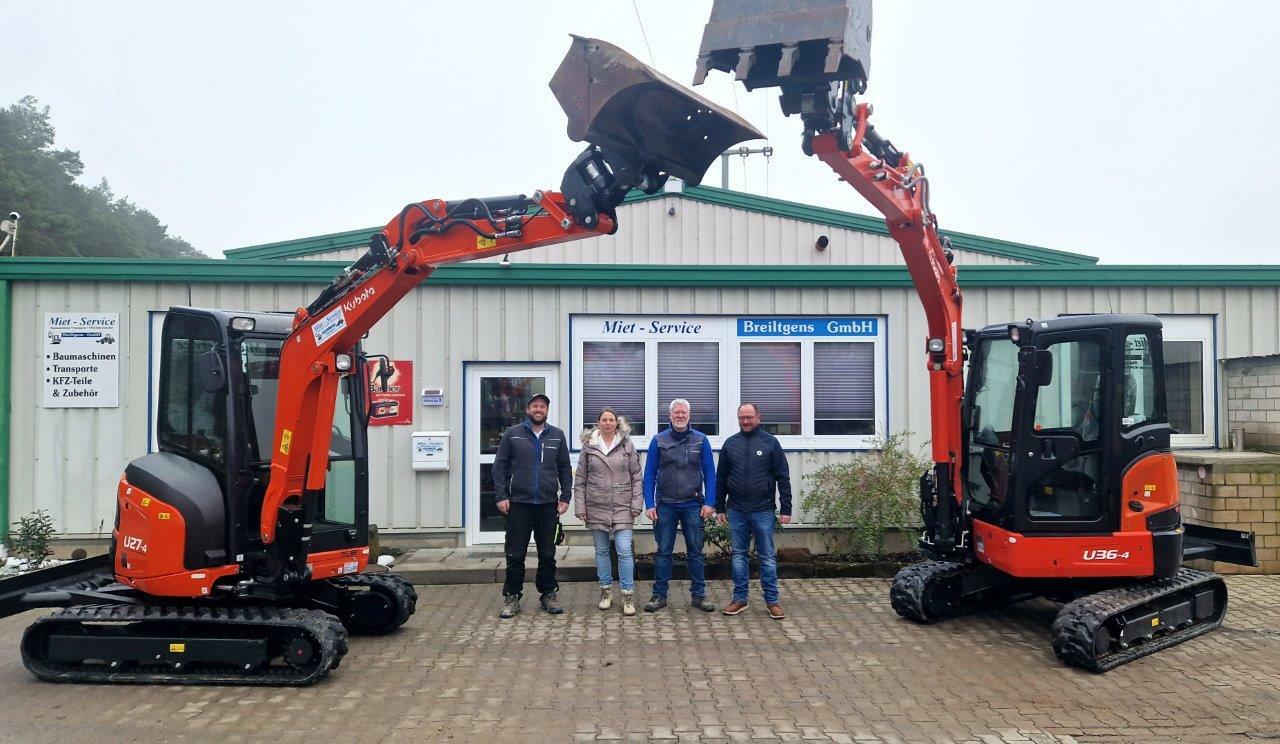 Regionale Zusammenarbeit mit Fa. Breiltgens | Böhrer Baumaschinen